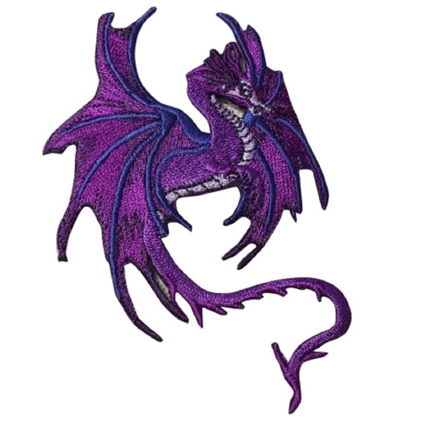 Purple Dragon Fabric - Etsy
