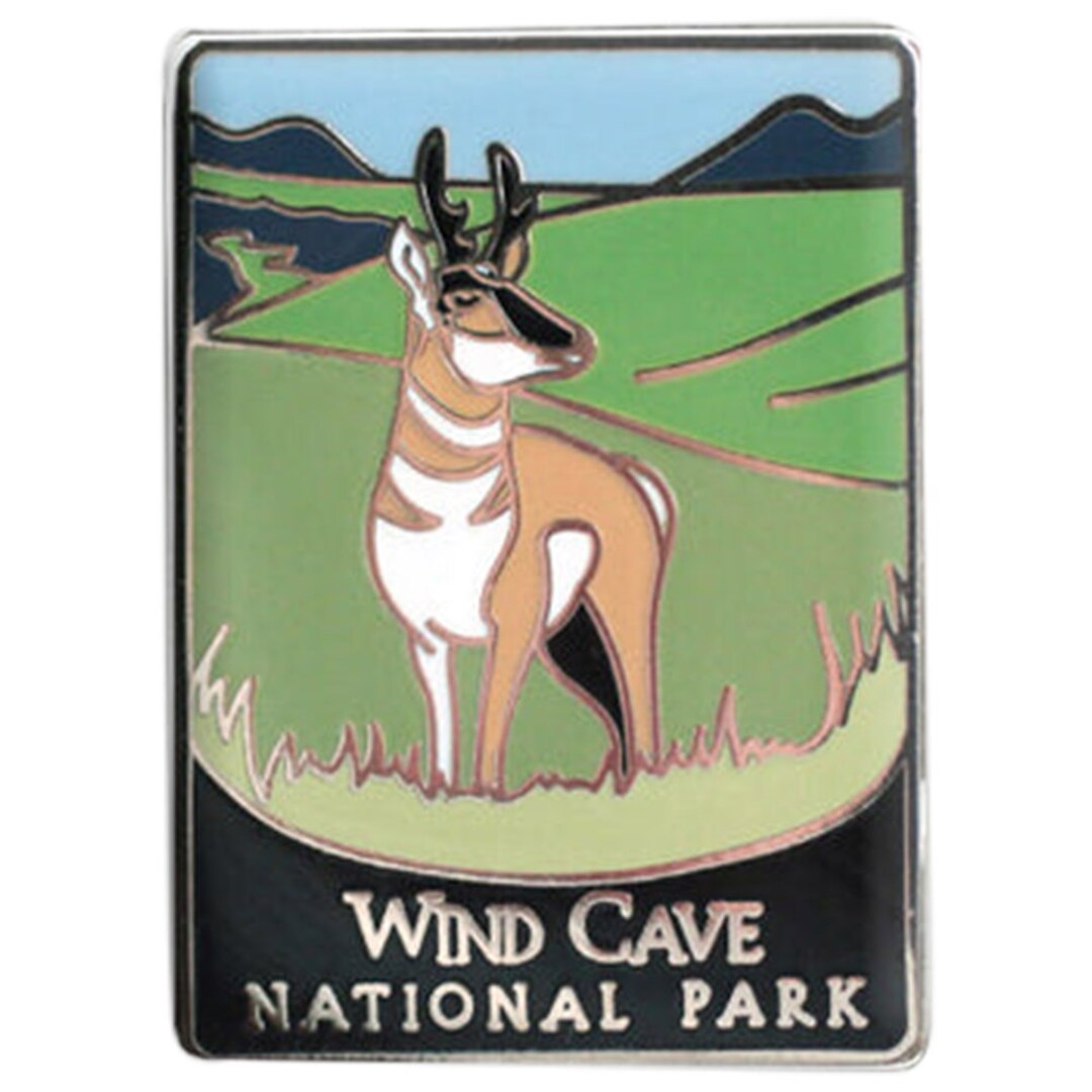 Wind Cave National Park Pin - South Dakota Souvenir, Official Traveler ...