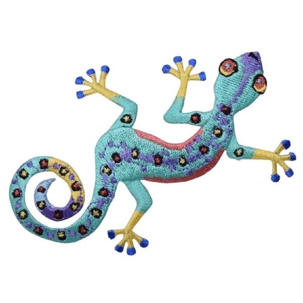 Gecko Applique - Etsy