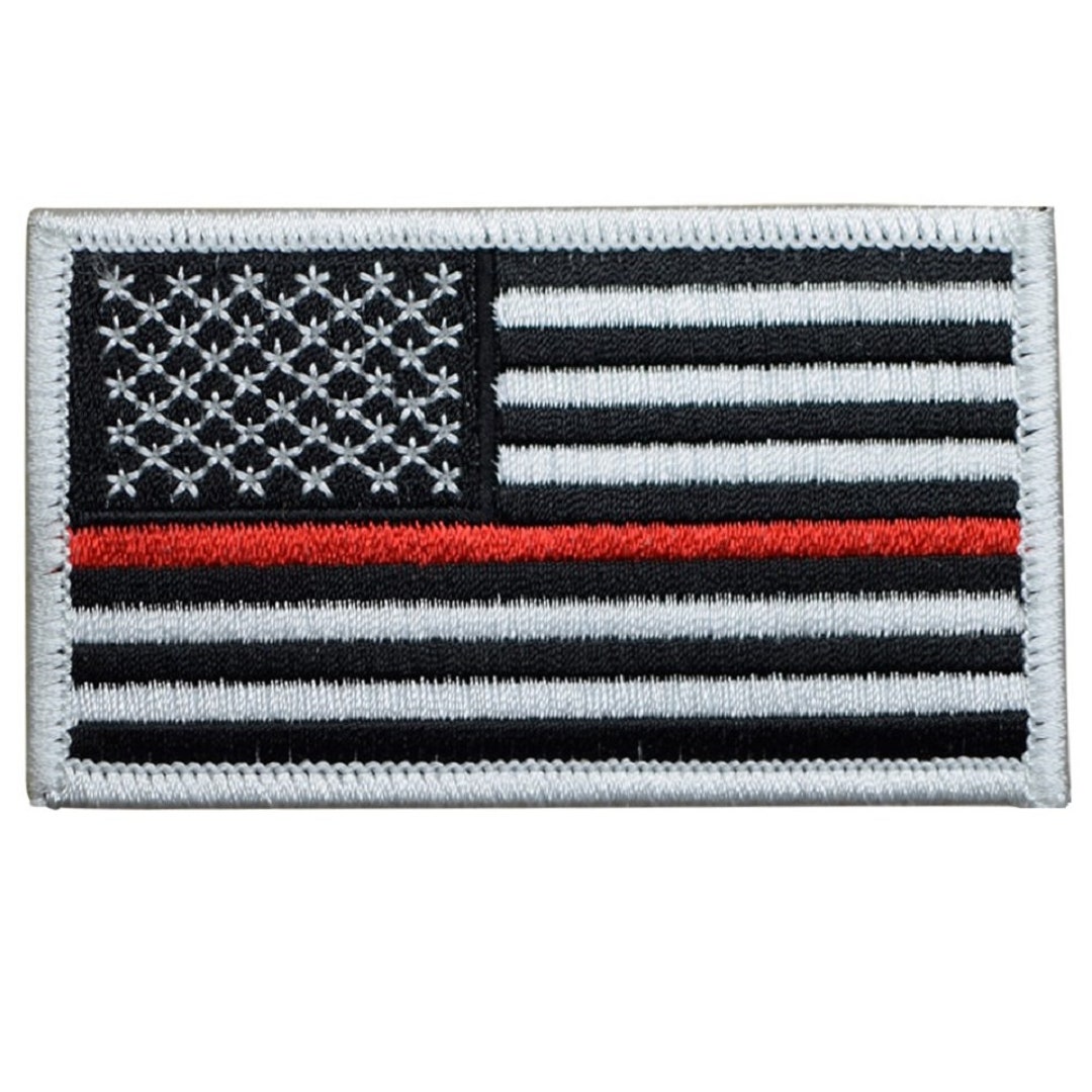 Thin Red Line Patch First Responder Firefighters EMT - Etsy
