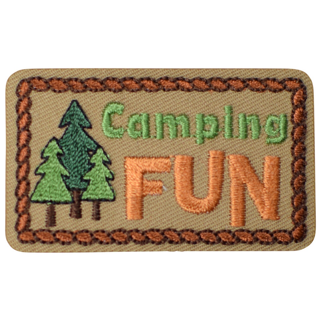 Camping Fun Applique Patch Camping Hiking Backpacking Badge - Etsy