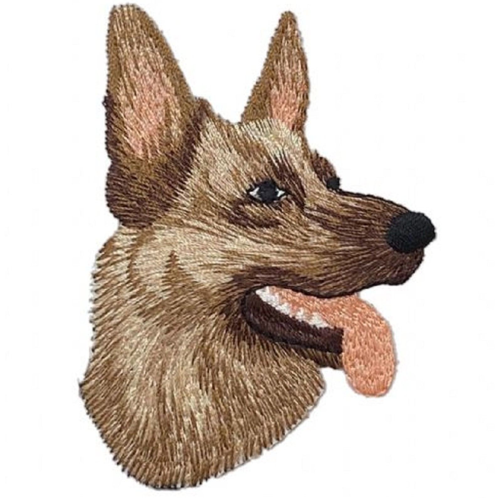 German Shepherd Applique Patch Puppy Dog Guard Dog Badge - Etsy