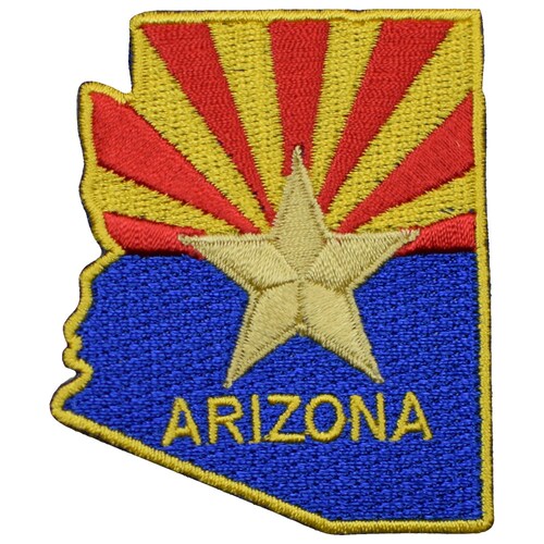 Arizona Patch AZ Badge Copper Star 2-7/16 iron On - Etsy