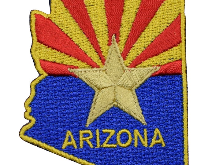 Arizona Patch AZ Badge Copper Star 2-7/16 iron On - Etsy