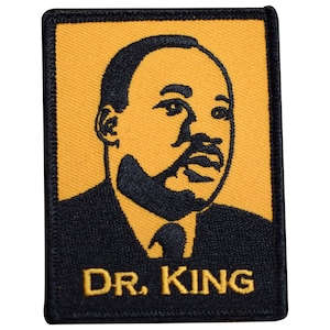 Dr. King Patch - Martin Luther King, Jr., Activist, Speaker 3" (iron On ...