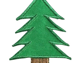 Tree Pine Tree Forest Wild Life Nature Crafts Embroidered Iron on ...