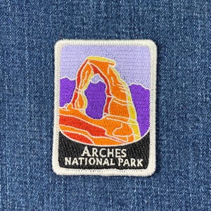 Arches National Park Patch Delicate Arch, Utah, Official Traveler ...