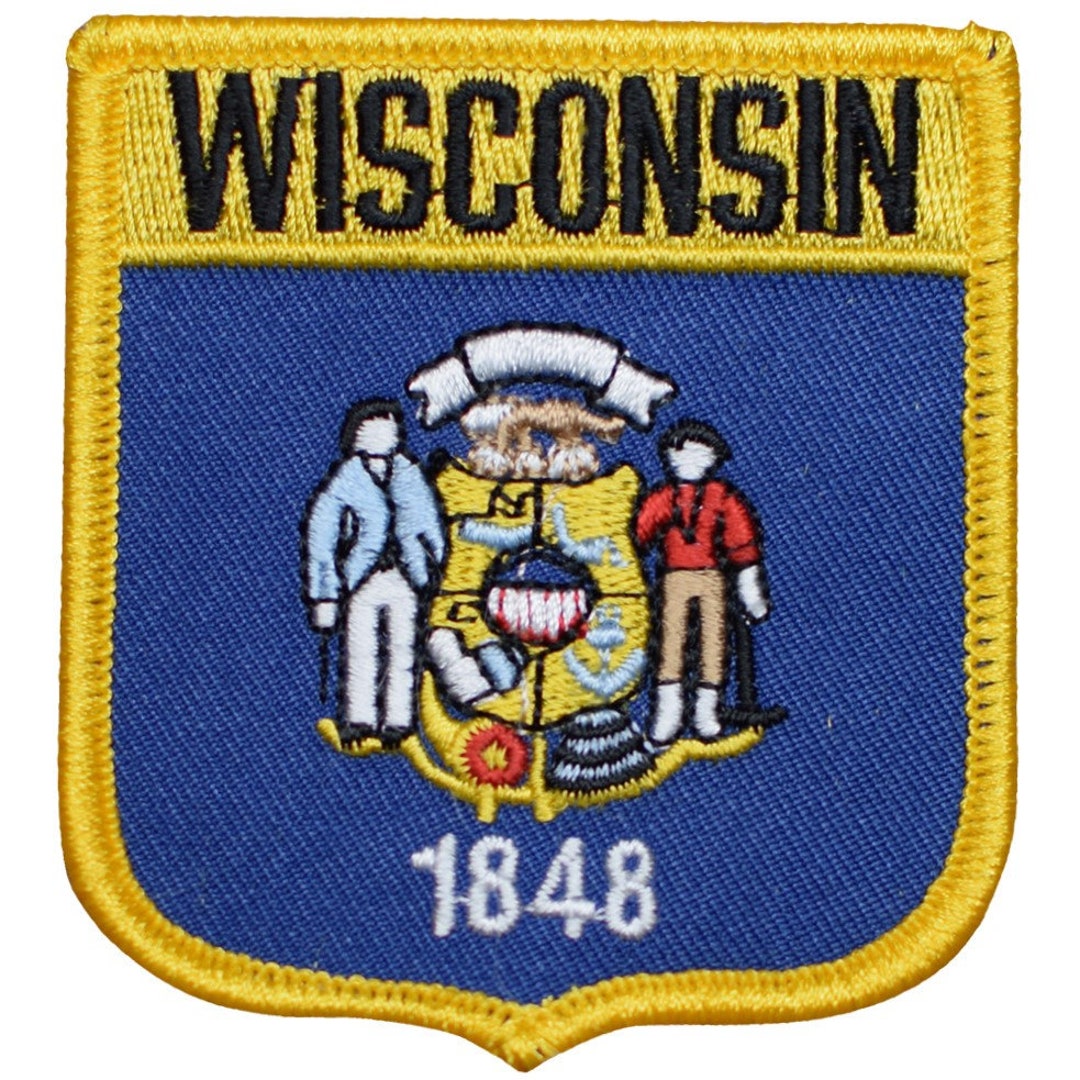 Wisconsin Patch - Midwest, Great Lakes, Madison, Milwaukee 2.75" (iron ...