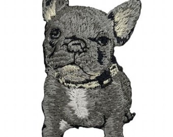 French Bulldog Iron on Patch - Etsy
