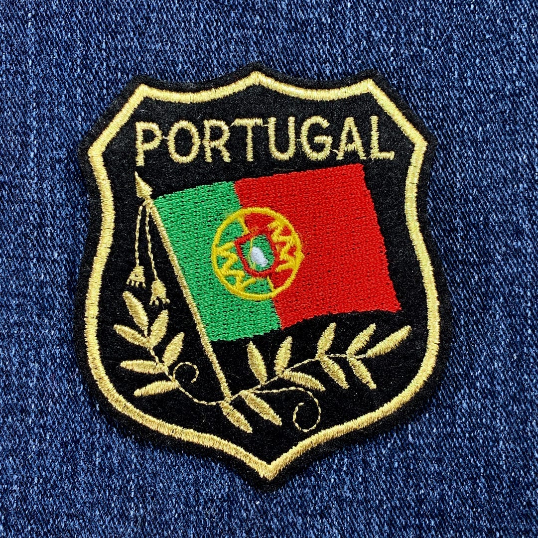 Portugal Patch - Embroidered Mylar Flag Shield Badge 3.25" (iron On) - Etsy