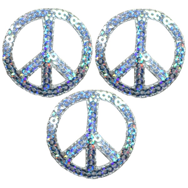Peace Sign Applique - Etsy