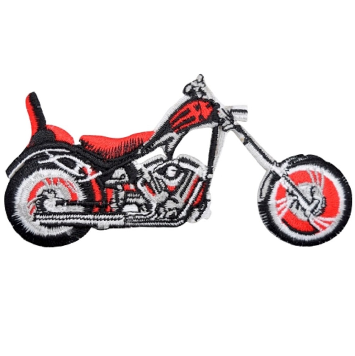 Motorcycle Applique Patch Chopper Cruiser Biker Badge - Etsy