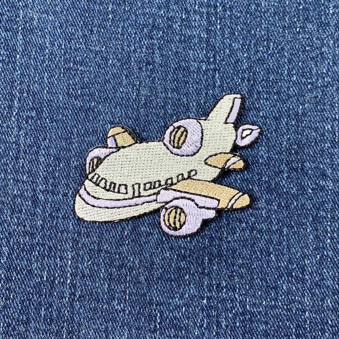 Jet Applique Patch - Embroidered Airplane Pilot Badge 2.25" (iron On ...