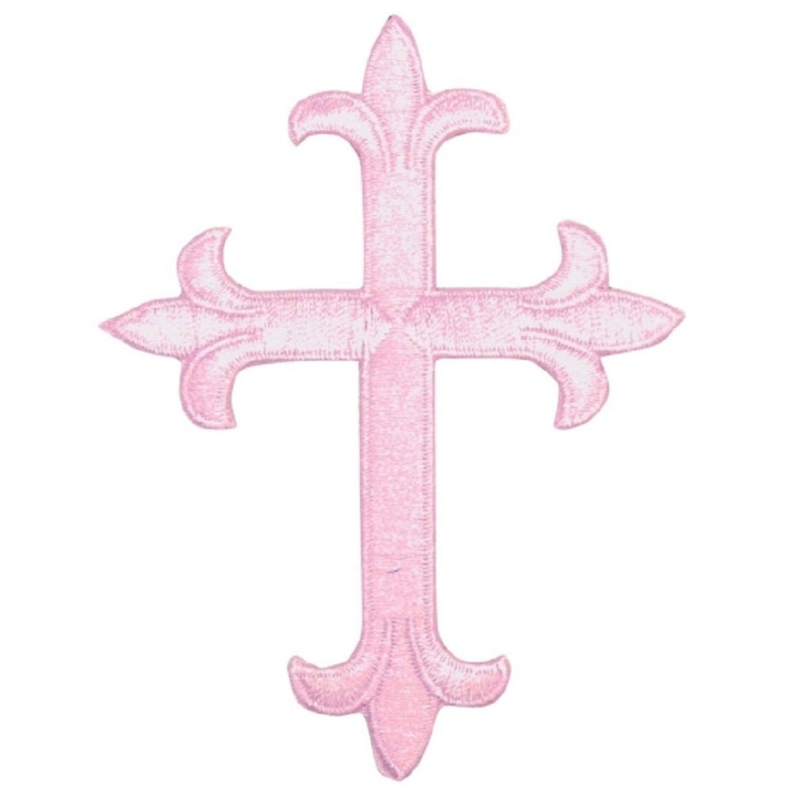 Cross Applique Patch Pink Christian Jesus Badge 4 - Etsy