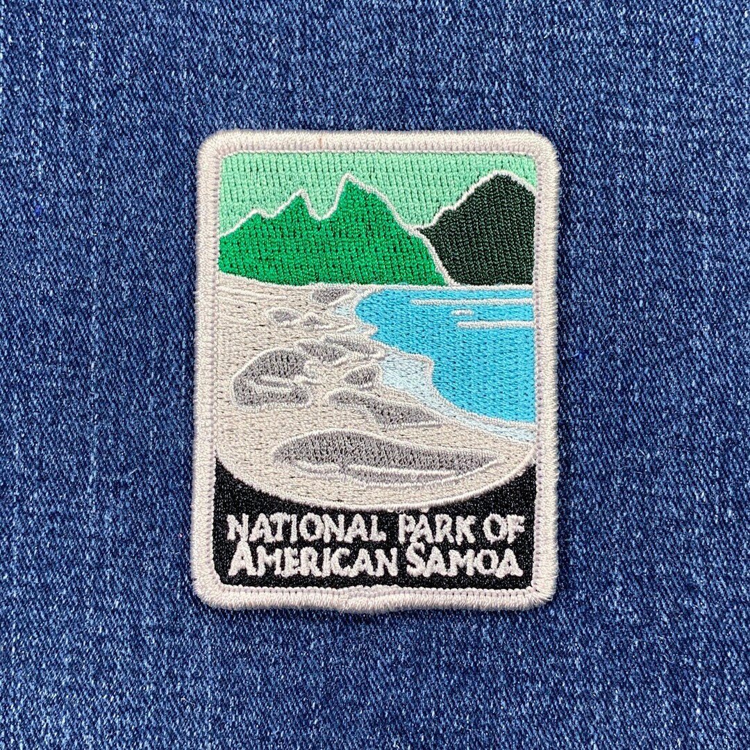 Samoa Patch - Tutuila Manu'a Island Rose Atoll National Park Embroidered Badge 3" (iron On) - Etsy