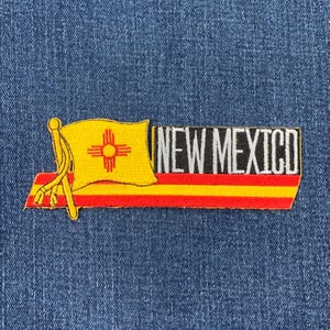 New Mexico Patch Albuquerque, Santa Fe, Southwest, NM Badge 4.75 iron ...