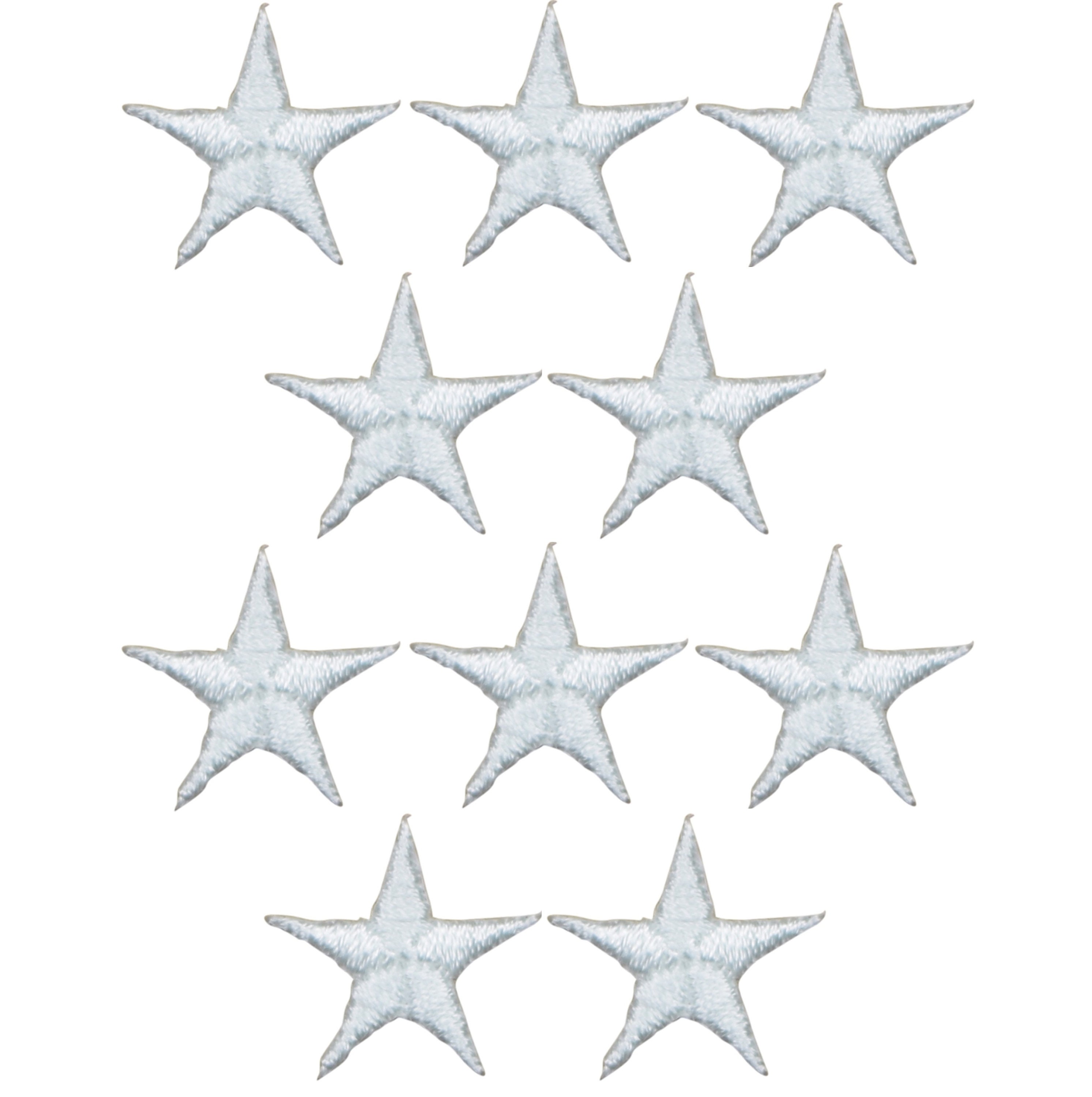 Star Applique Patch - White 5/8" (10-pack, Iron On) - Etsy
