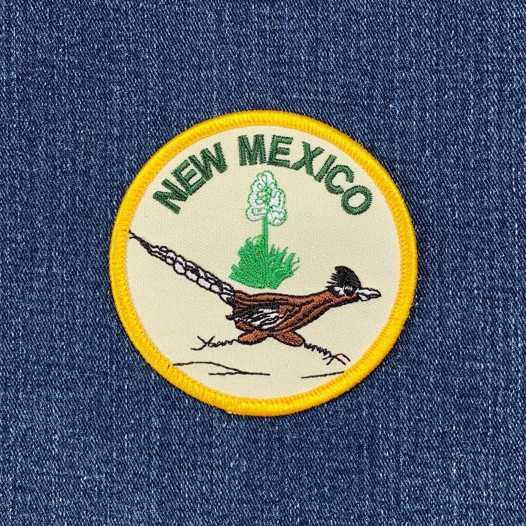 New Mexico Roadrunner Patch - Embroidered Southwest Desert Badge 3 ...