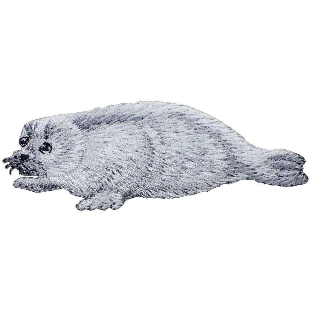 Harp Seal Applique Patch - Saddleback Greenland Marine Mammal 3-1/8 ...