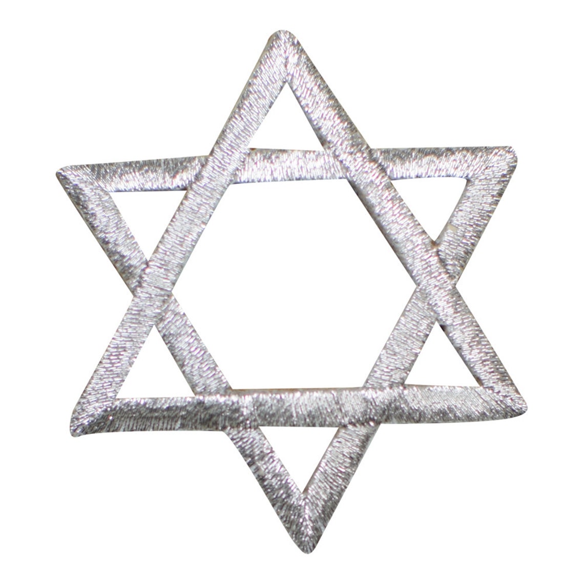 Silver Star of David Applique Patch Jewish Judaism - Etsy