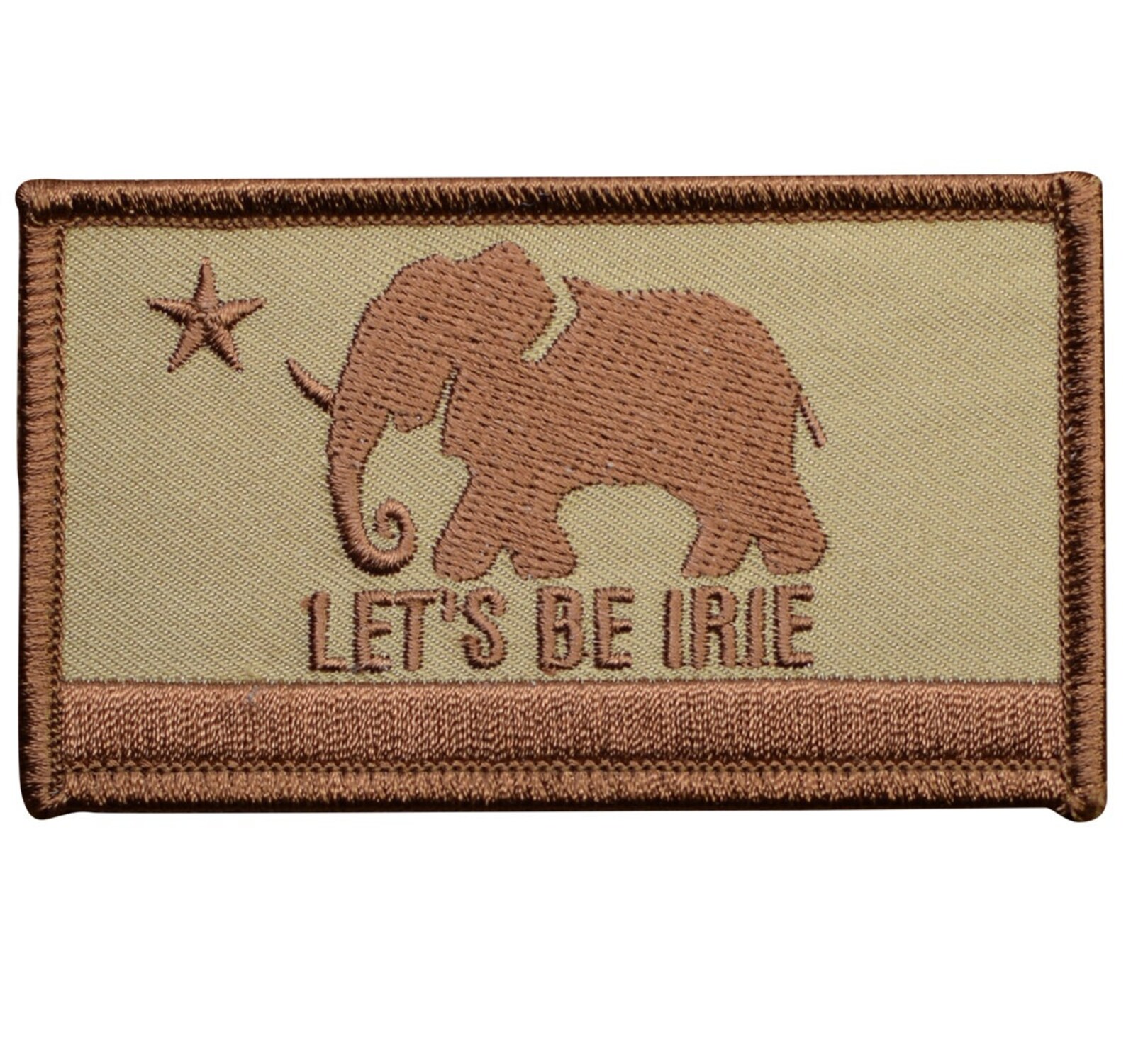 LET'S BE IRIE Patch California Flag Style Reggae - Etsy