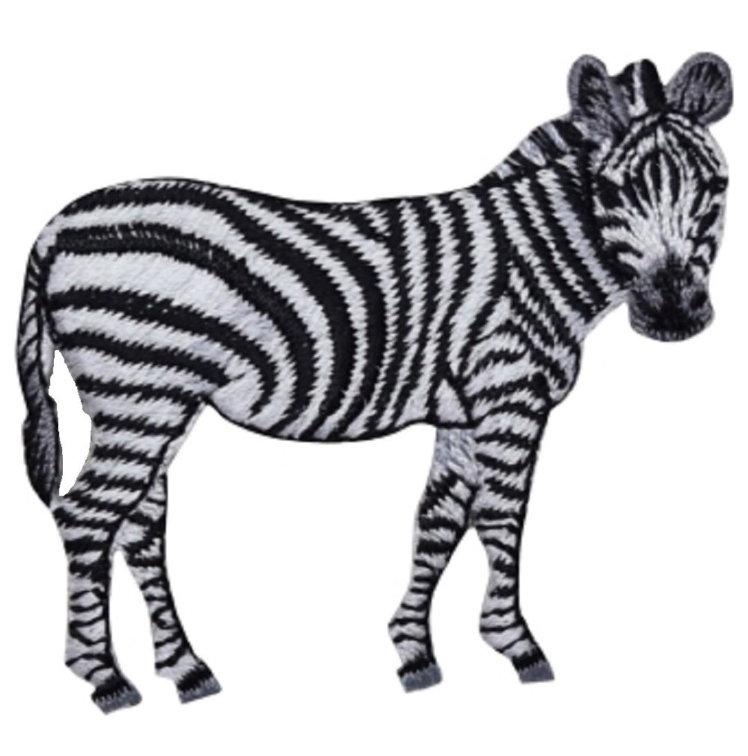 Zebra Applique Patch - Animal, Safari, Zookeeper Badge 2.5" (iron On ...
