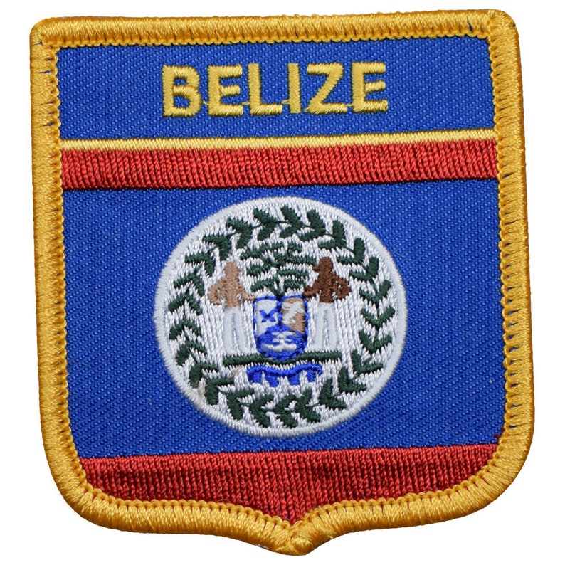 Belize Patch Central America Badge Caribbean Sea 2.75 - Etsy