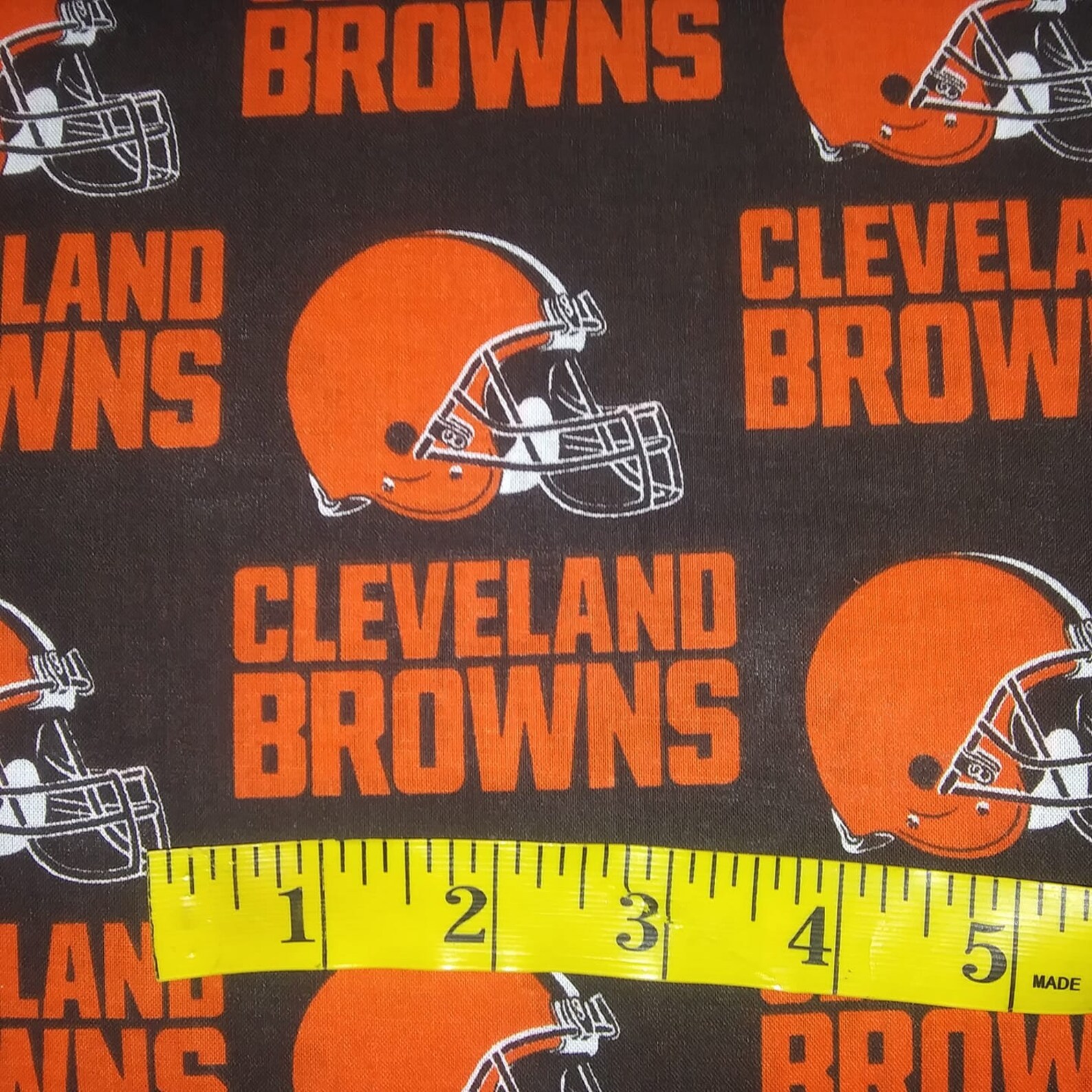 Cleveland Browns NFL Fabric Traditions 100% Woven Cotton - Etsy