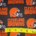 Cleveland Browns NFL Fabric Traditions; 100% Woven Cotton Quilting ...