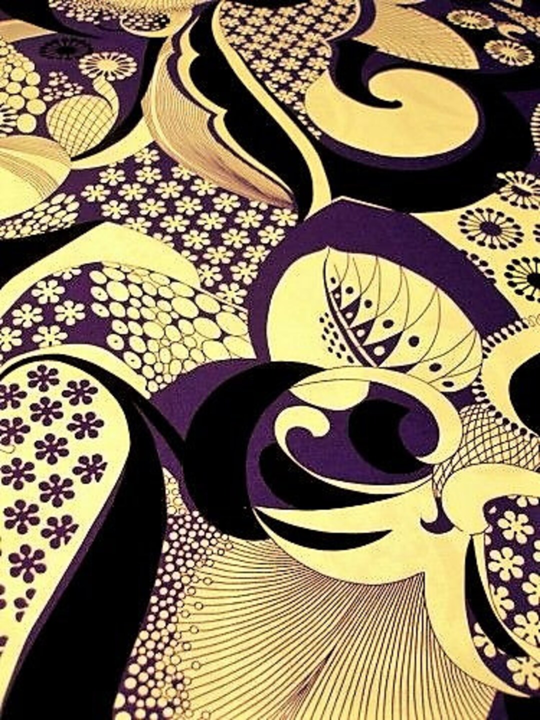 Stylized Tropical Garden Asian Collection by Alfred Shaheen for Free ...