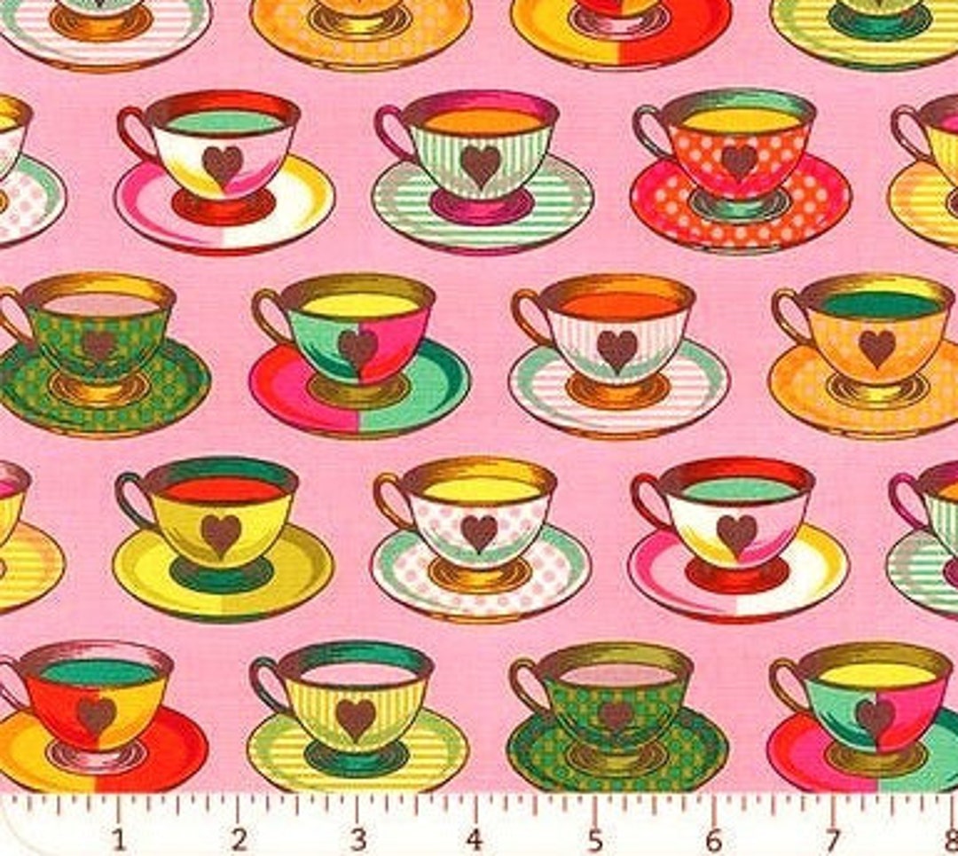 Tula Pink Tea Time in Wonder Curiouser and Curiouser for Free Spirit ...