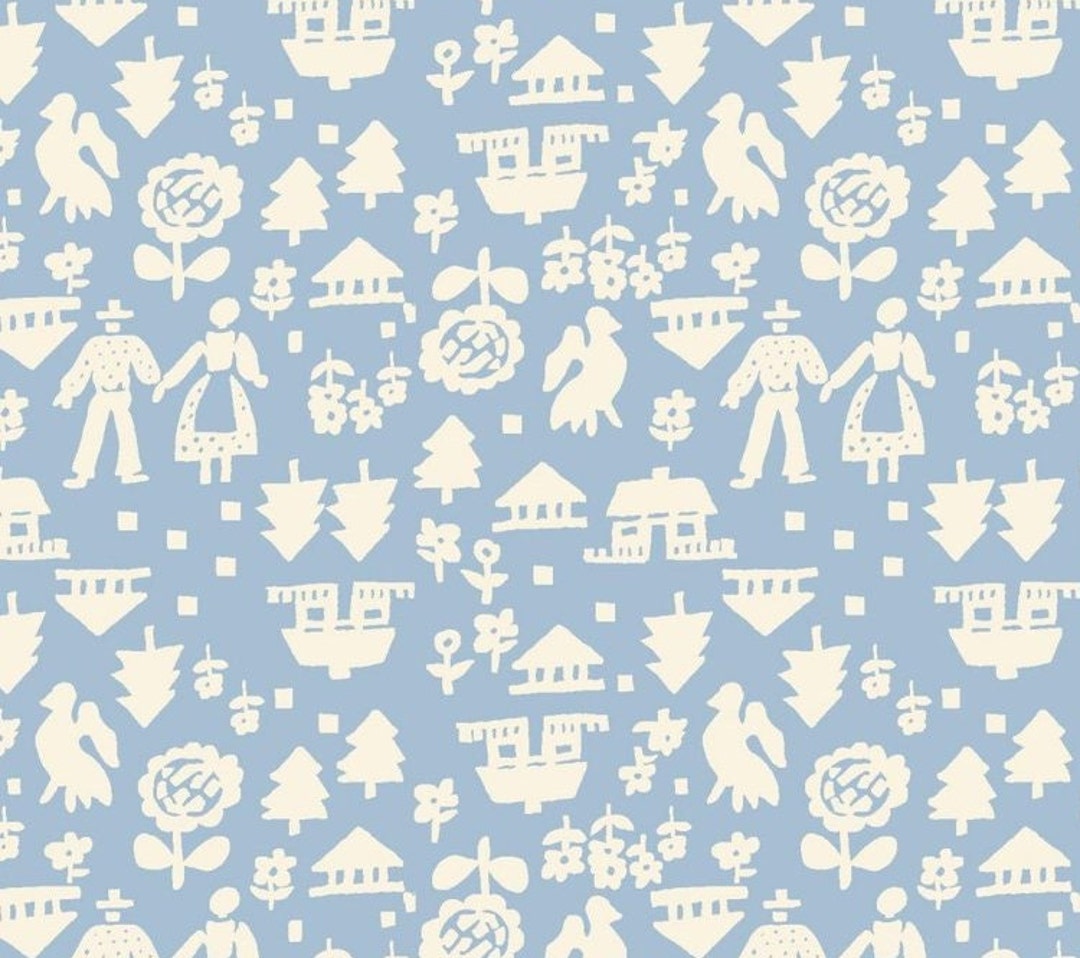 Netherlands Man and Woman by Mary Fons for Springs Creative; 100% Woven ...