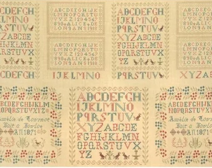 Moda Sampler in Parchment Threads That Bind by Blackbird Designs SKU ...