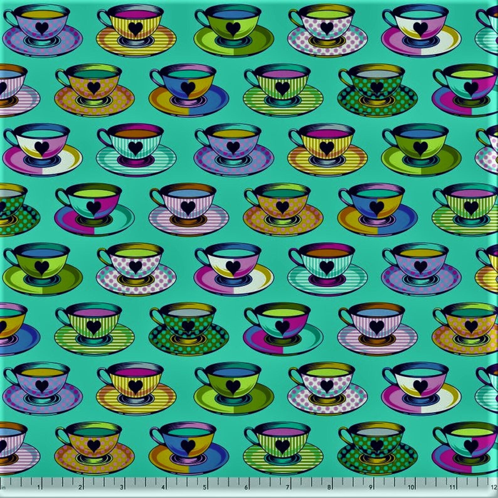 Tula Pink Tea Time in Daydream Curiouser and Curiouser for Free Spirit ...