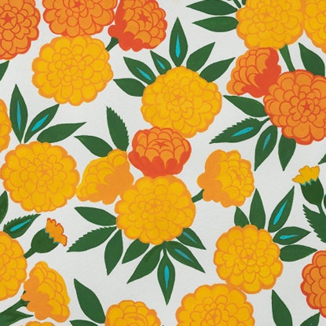 Marigold Maravilla for Alexander Henry Fabrics; 100% Woven Cotton ...