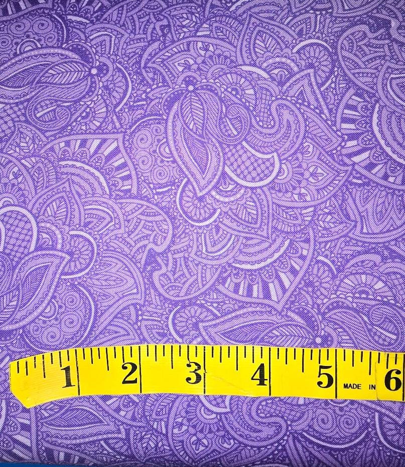 Renee Sarah J Maxwell Country Fresh Legacy Purple Paisley for Andover ...