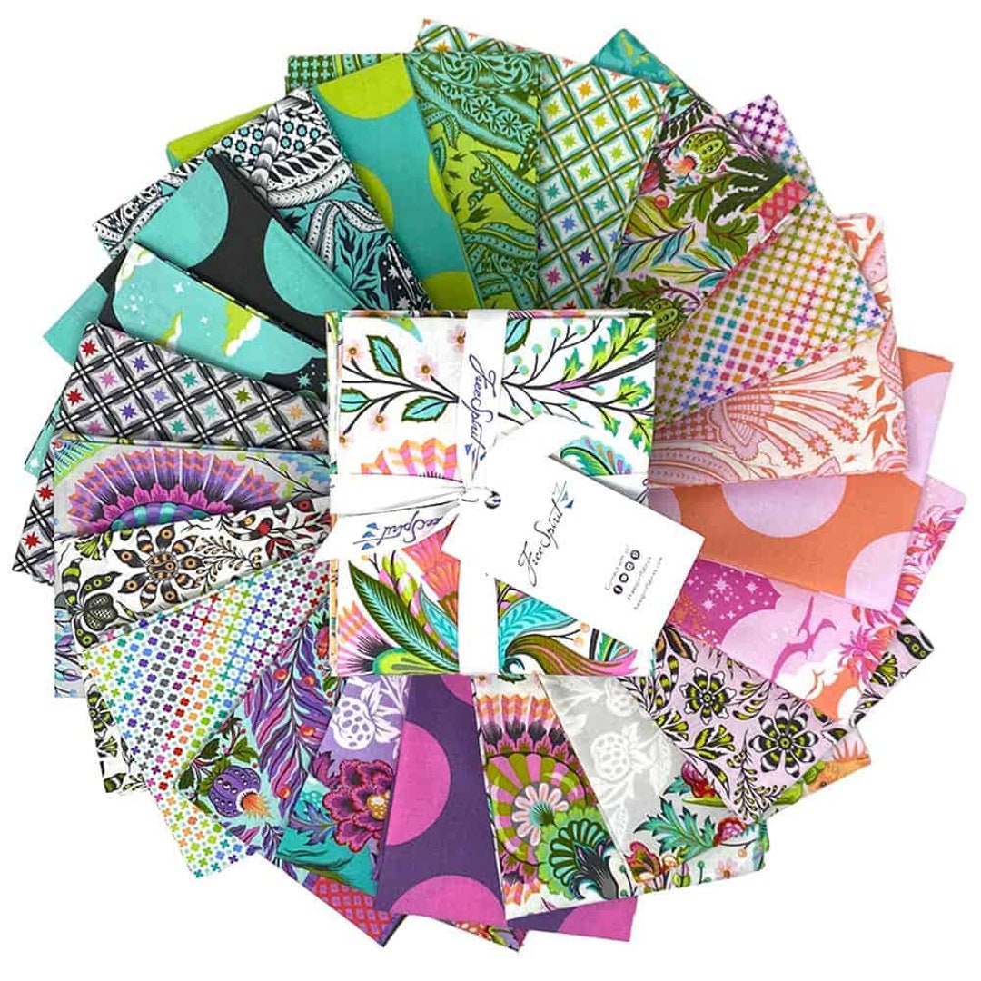 Tula Pink Roar! Fat Quarter Bundle 21 Piece Approximately 18"x21" Each ...