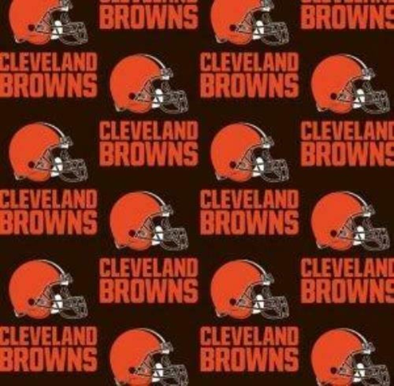Cleveland Browns NFL Fabric Traditions 100% Woven Cotton - Etsy