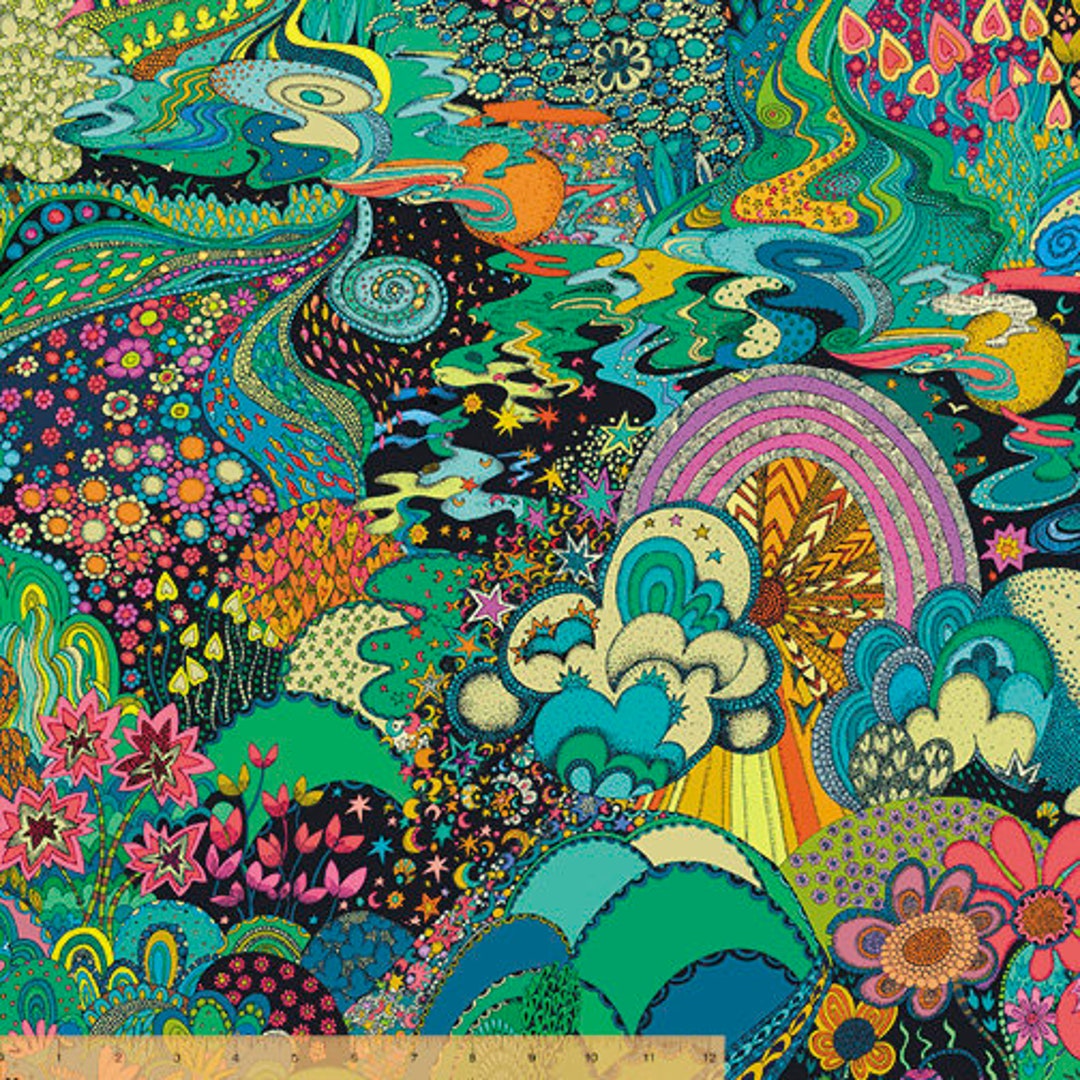 Xanadu Paradiso by Sally Kelly for Windham Fabrics; 100% Woven Cotton ...
