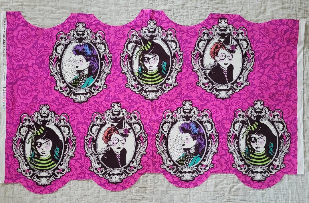Tula Pink Coven in Oleander Nightshade for Free Spirit Fabrics; 100% ...