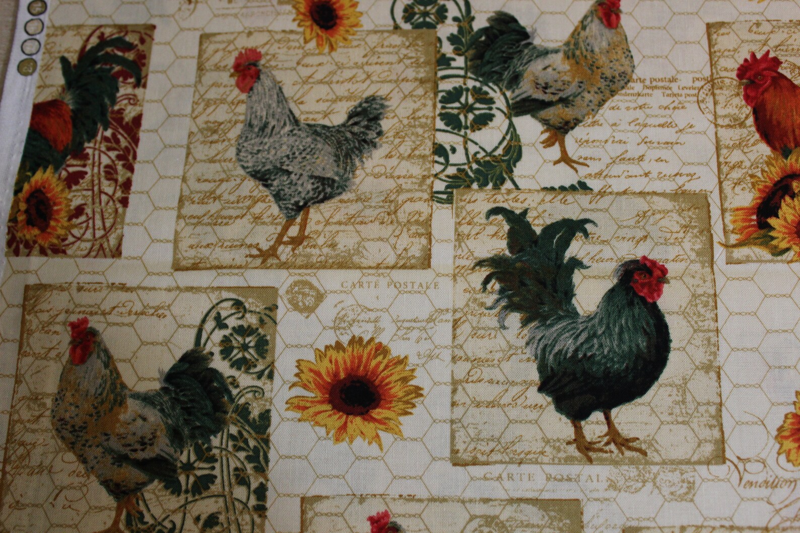 French Roosters by Rebecca Baer for Penny Rose; LAST 26 INCHES C5070 ...