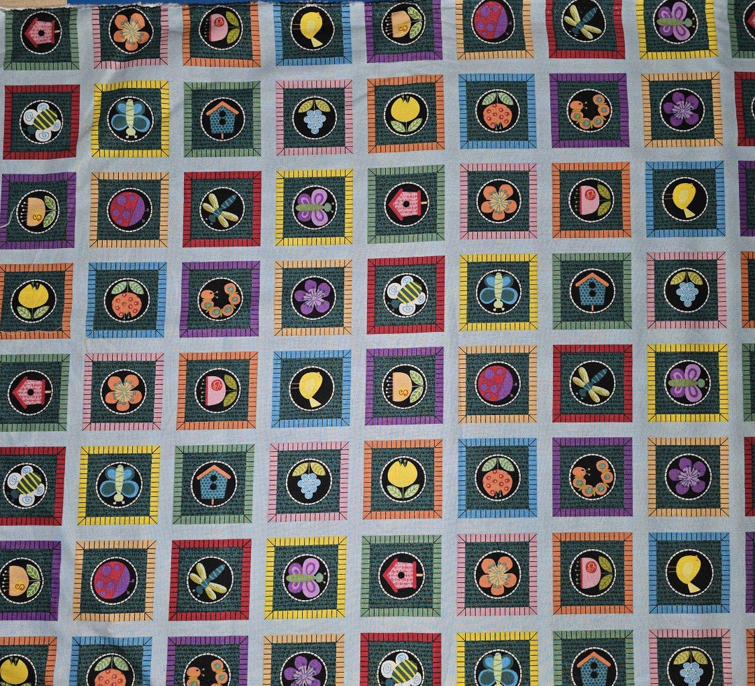 Eye Spy Panel by Kim Schaefer for Andover Fabrics; 100% Woven Cotton ...