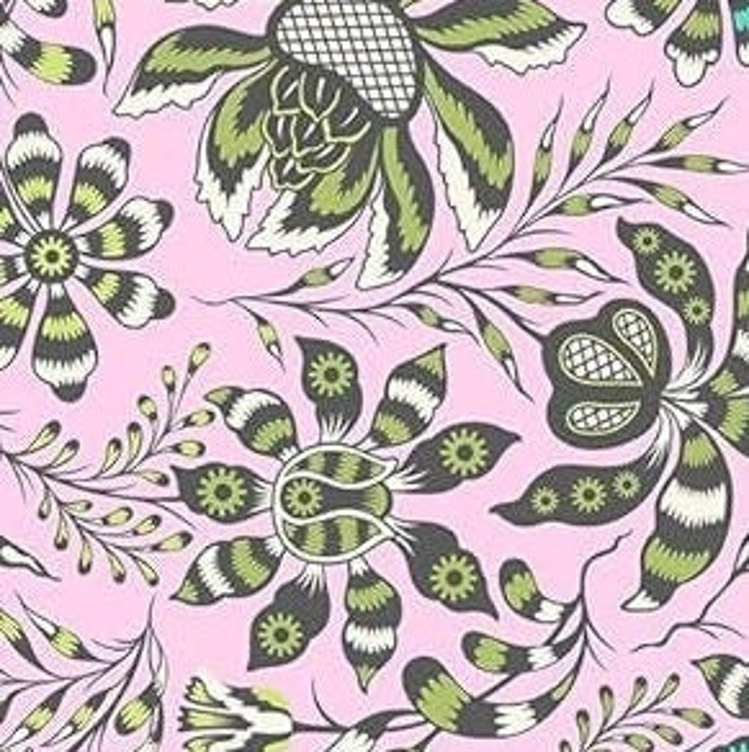 Tula Pink Super Wild Vines Blush Fabric 108" Wide Backing for Free ...
