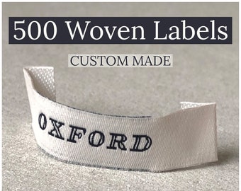 Custom neck labels | Etsy