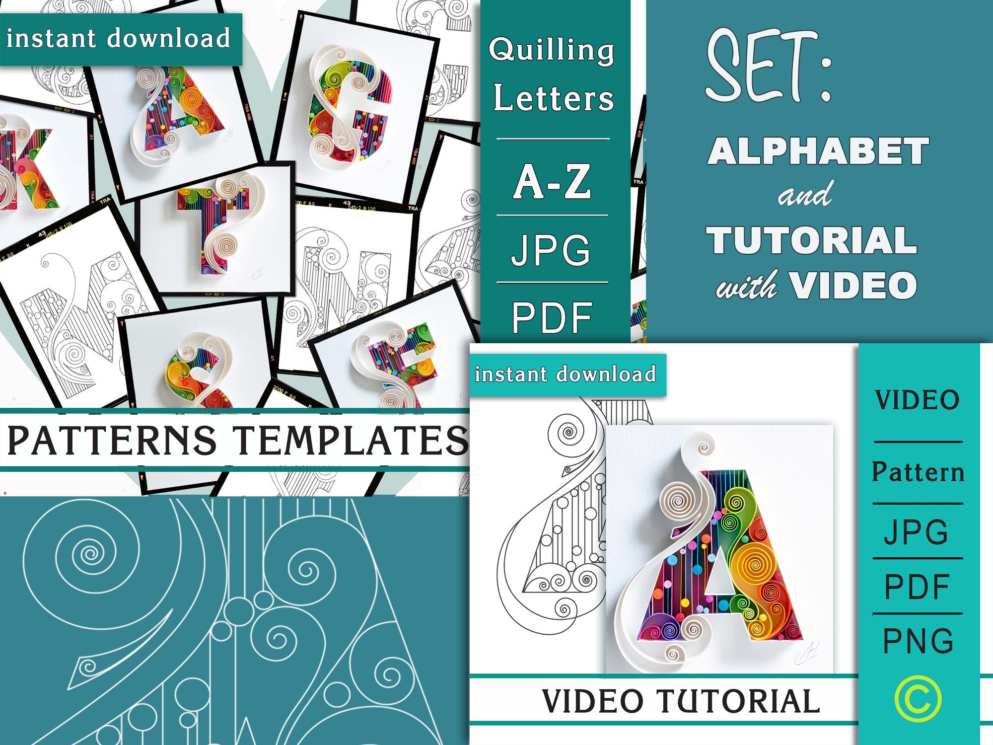 Quilling Names Tutorial