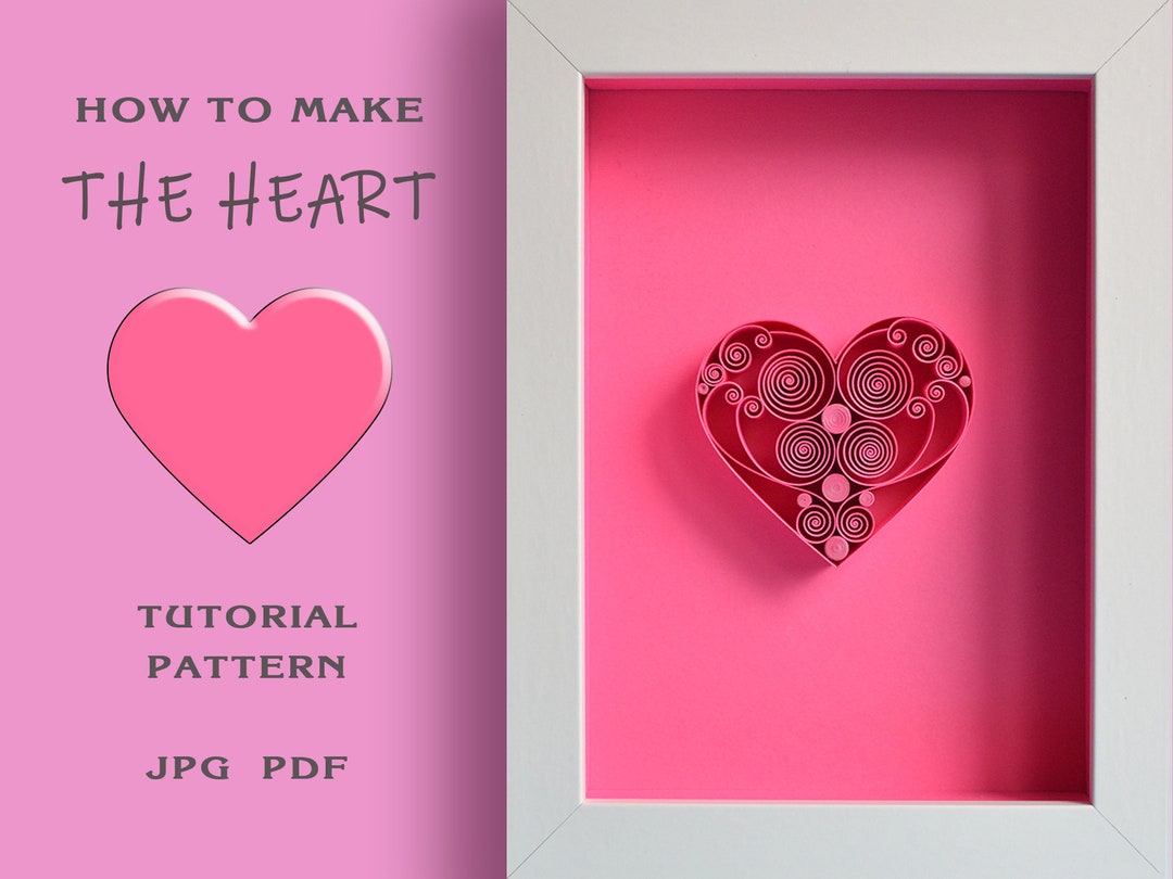 Tutorial Heart Pattern How to Make - Etsy