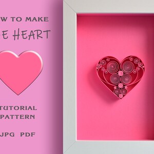 Tutorial Heart Pattern How to Make - Etsy