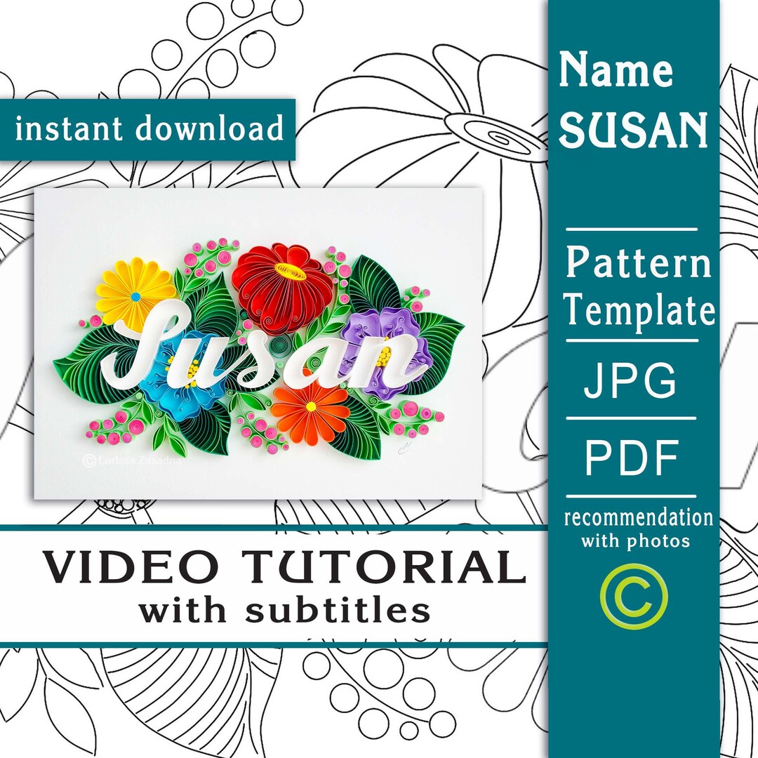 Susan / How to Make / Step by Step / Video Tutorial With Subtitles ...