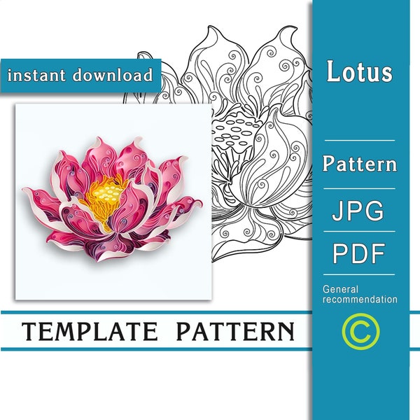 Lotus Pattern - Etsy