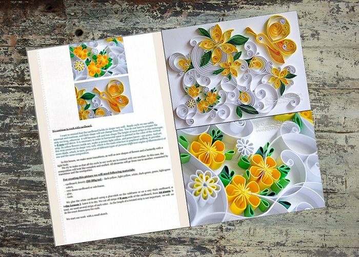 3 Quilling Lessons for Beginners Digital Tutorial/book - Etsy